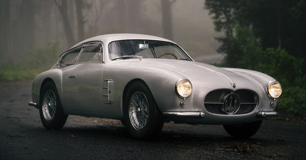 this 1956 maserati is going on auction for RM sotheby's monterey sale