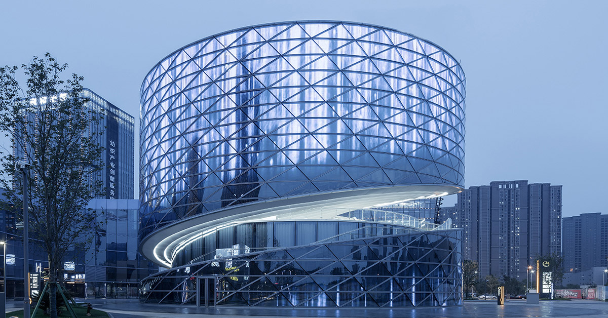 ATAH's spiral china textile center references woven fabric