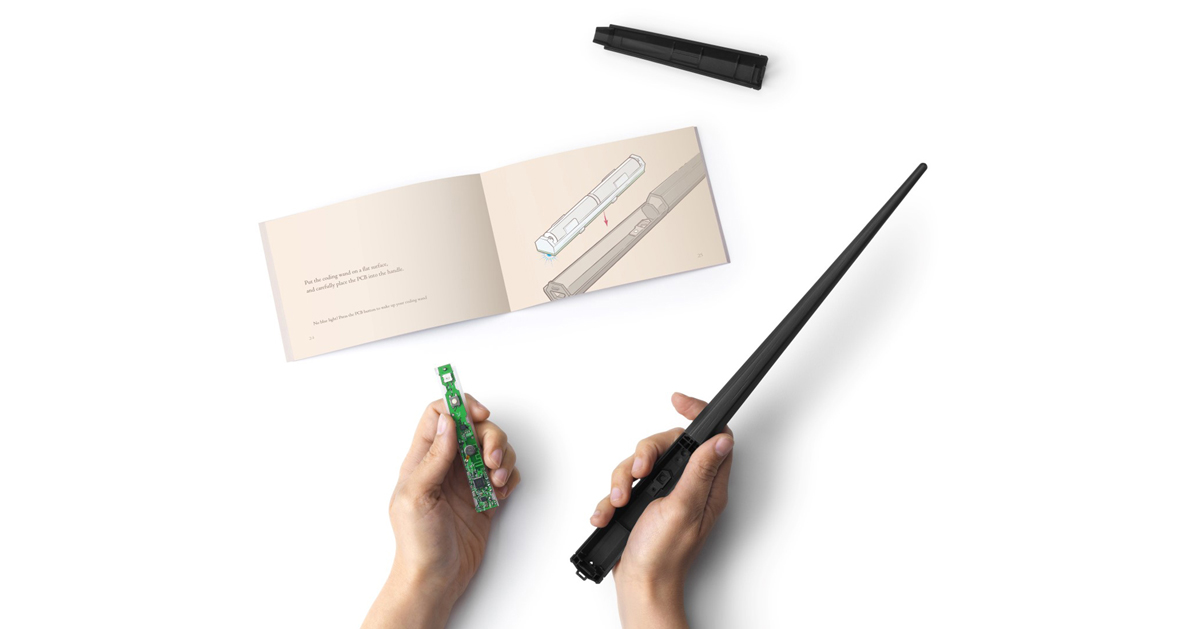 kano creates real-life harry potter wand to help kids learn how to code