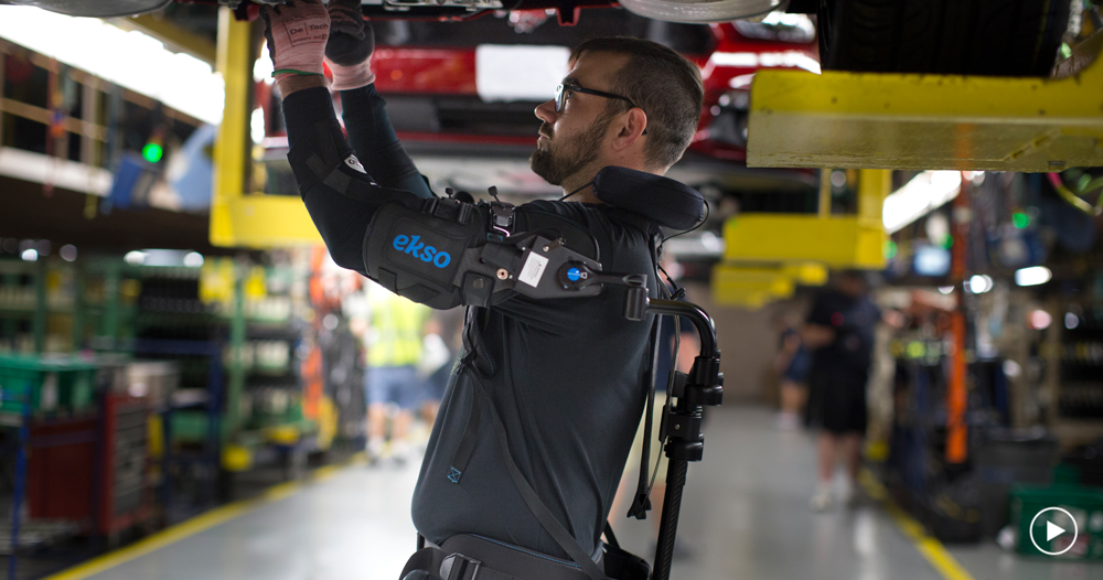 backed by tech and ergonomics, ford manufactures a bionic work force