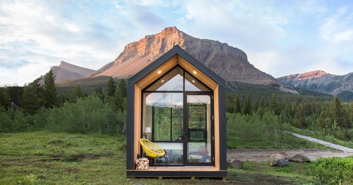 'plug and play' prefab cabin by drop structures can be installed without a building permit