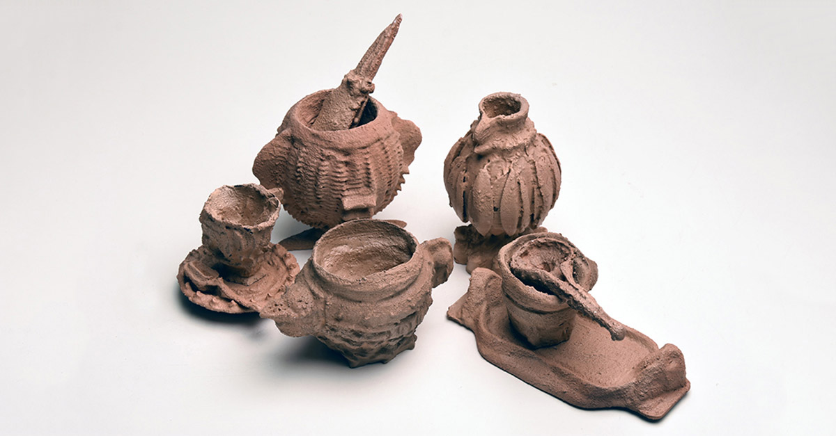 mutatio, series of 3D-printed tableware, references evolution of ...