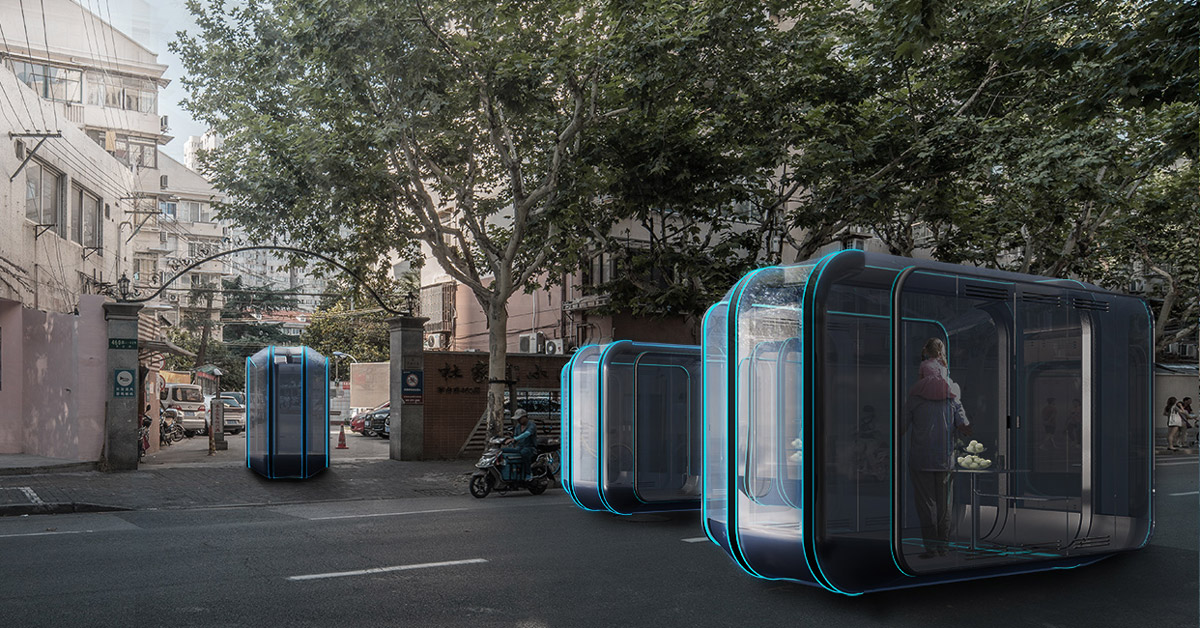 these modular pods by florian marquet are designed to replace homes for ...
