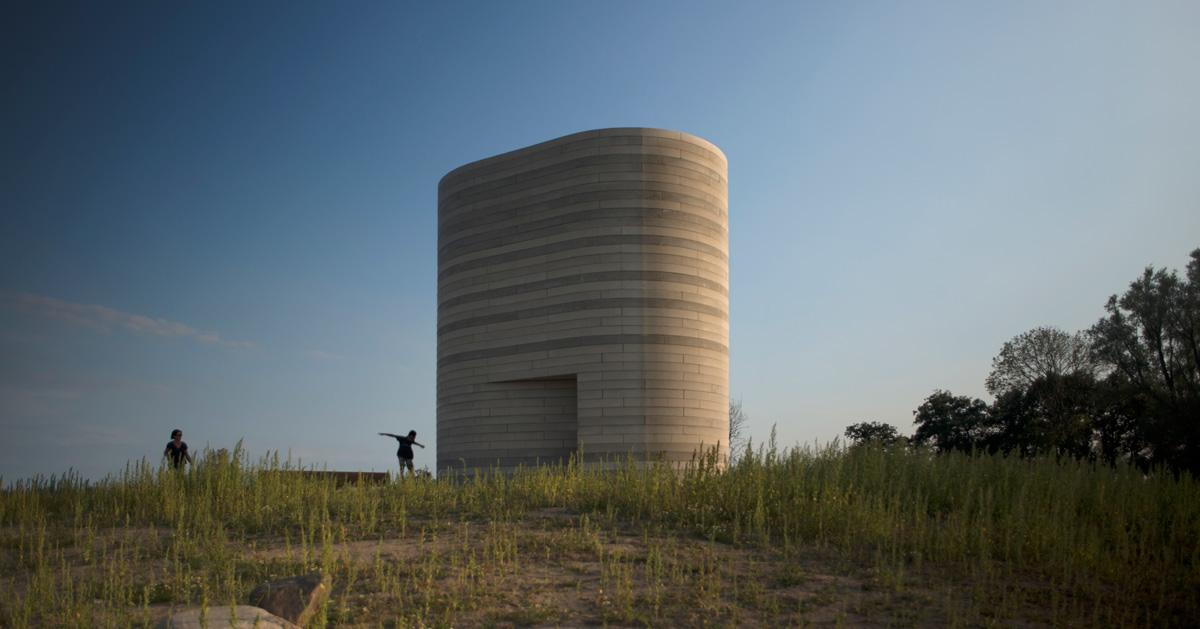NEXT architects' tower landmark connects geology and history along the ...