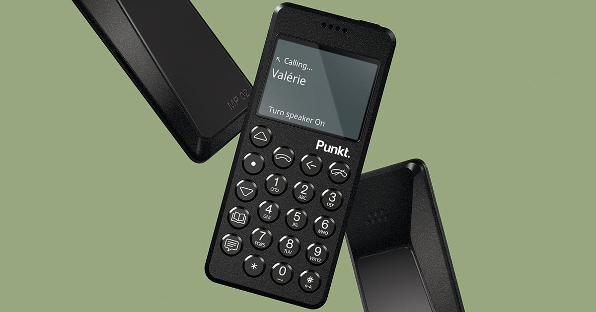 jasper morrison's MP 02 phone for punkt. helps regulate our ...