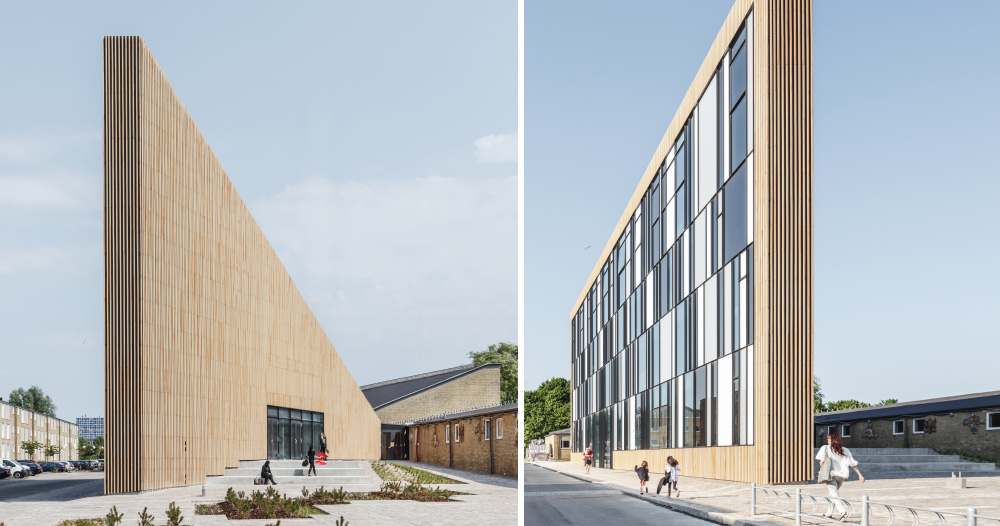 COBE completes tingbjerg library and community center in copenhagen