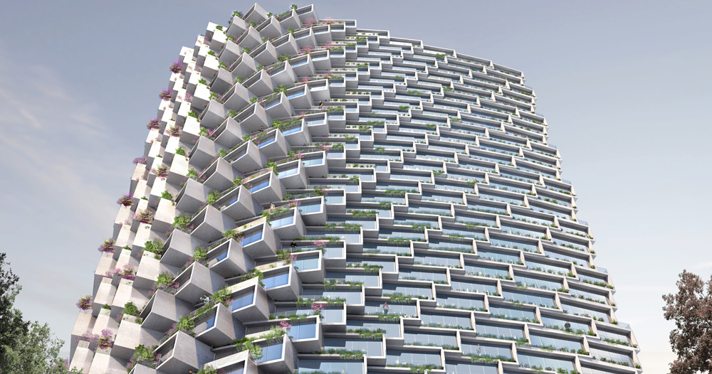 BIG starts work on IQON, a residential tower in quito, ecuador