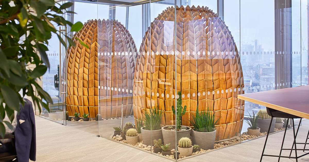 daewha kang design's experimental workspace combines biophilic ...