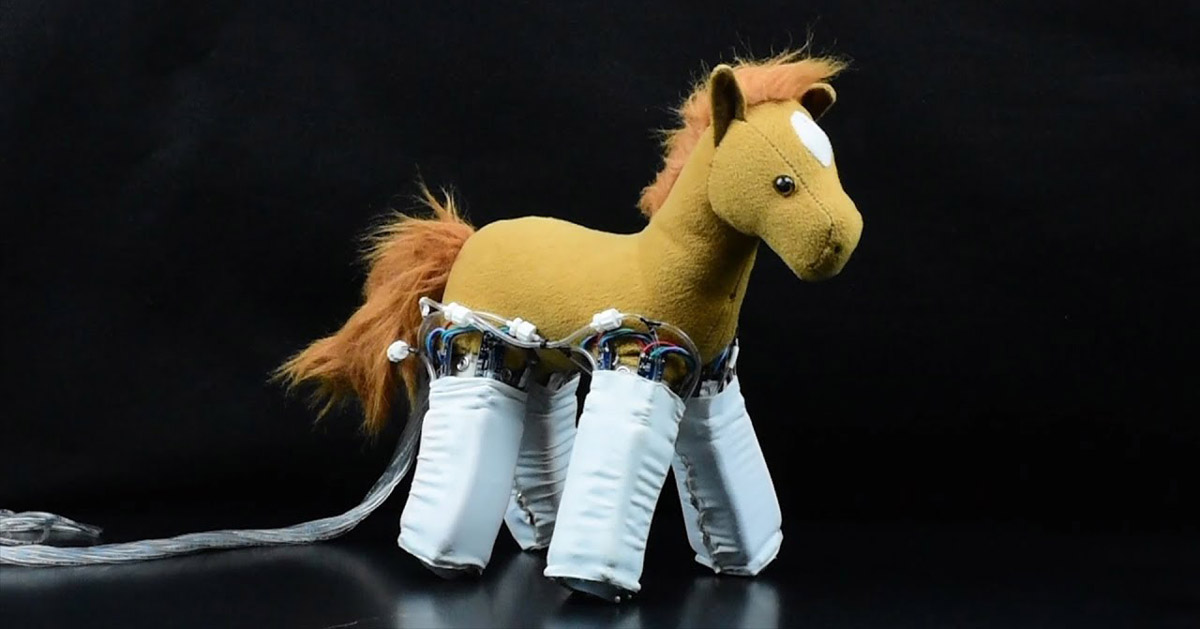 scientists develop a robotic skin that brings life to inanimate toys