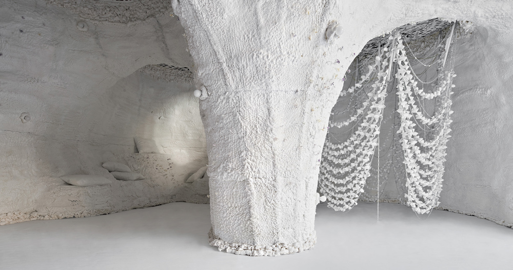 TAKK architects presents cavernous grotto interior in madrid