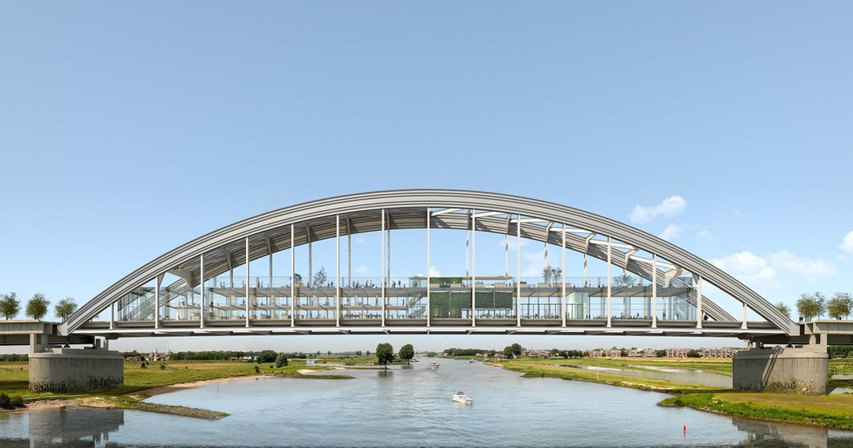 cepezed architects proposes to reuse dutch bridge for zero-energy housing