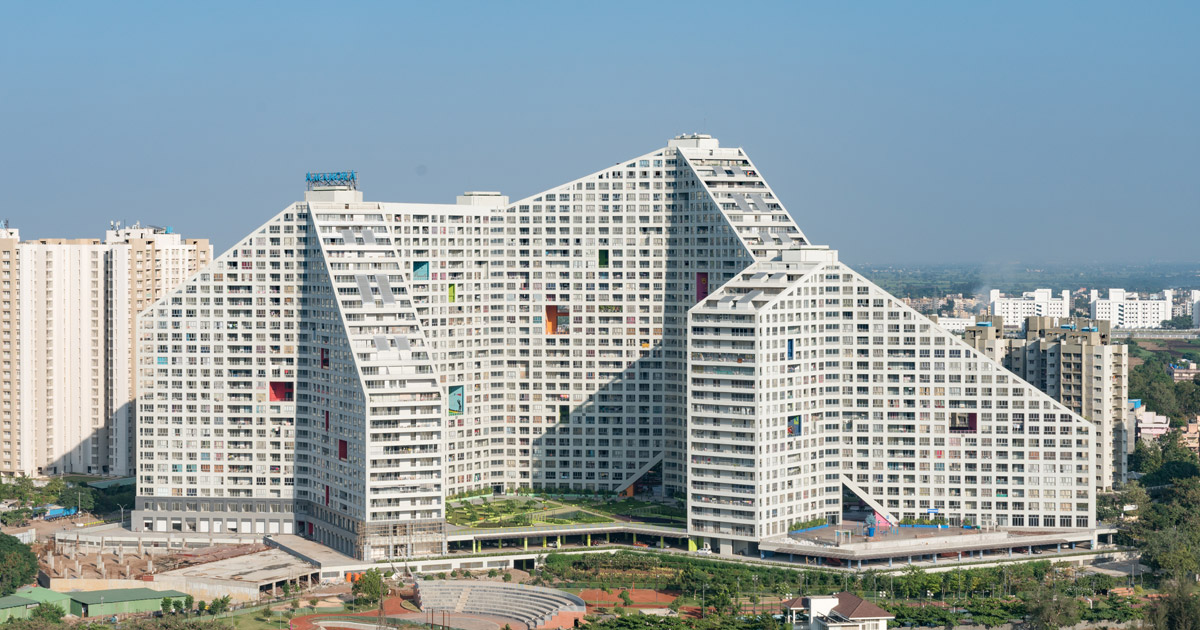 'future towers' marks MVRDV's first completed project in india