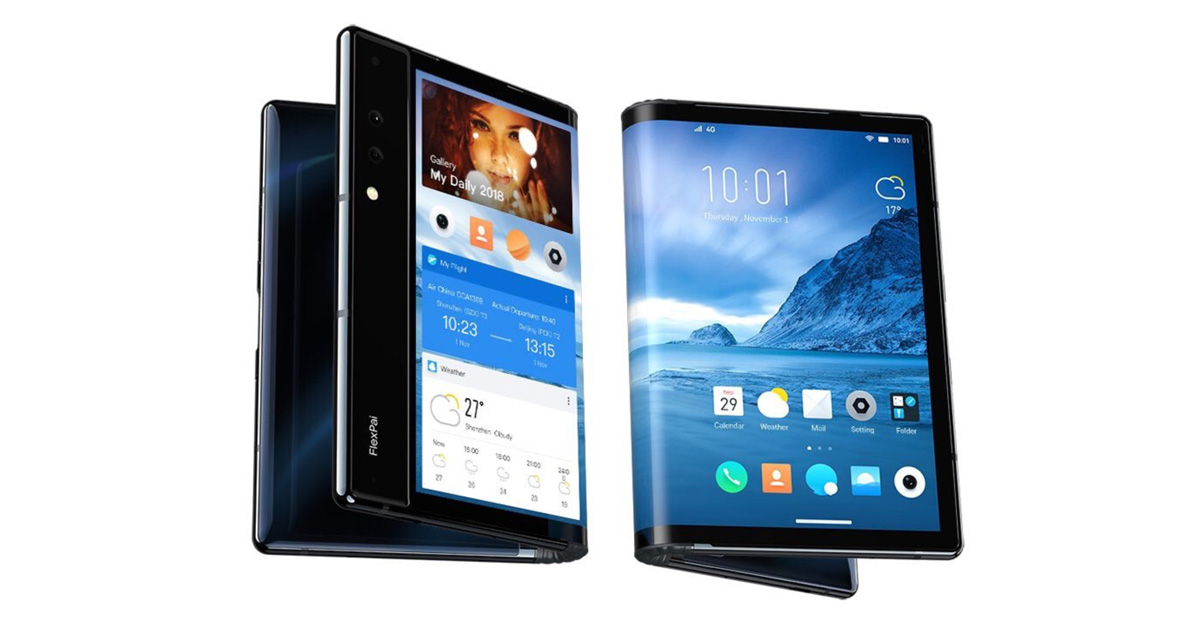 royole beats samsung to release world's first foldable smartphone