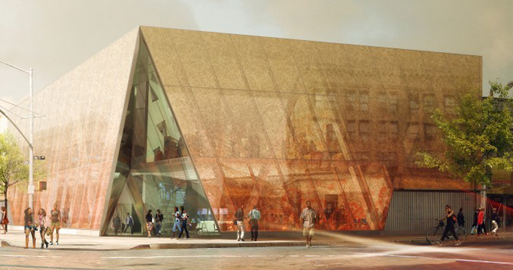 snøhetta-designed far rockaway library breaks ground in new york
