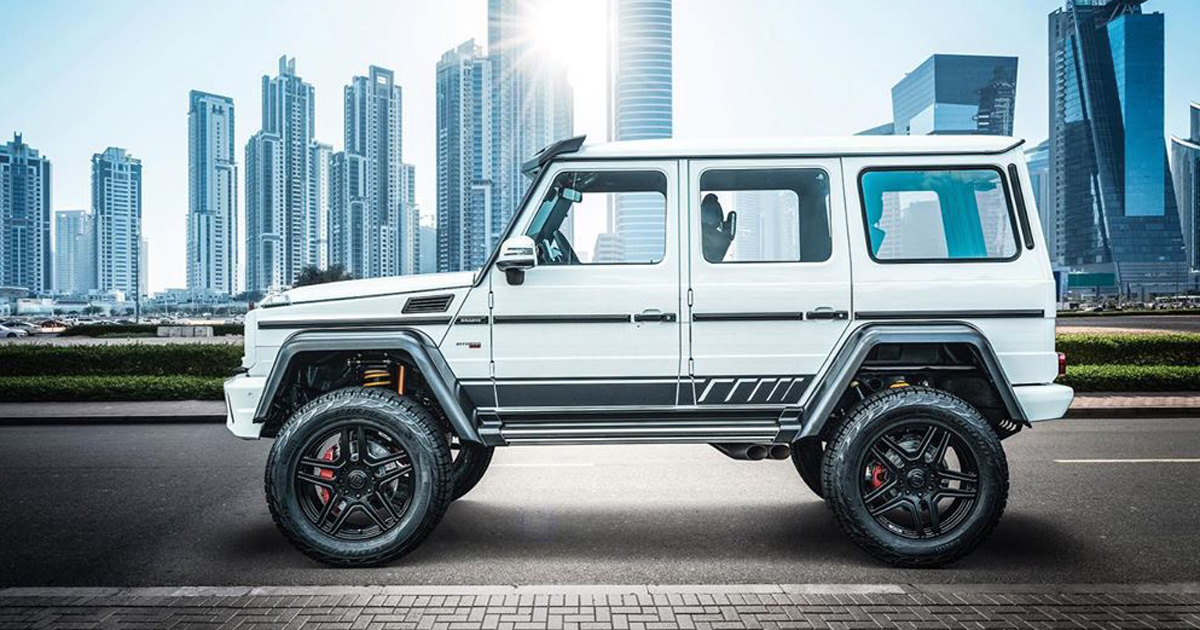 the brabus 700 4x4² final edition rides 60cm off the ground