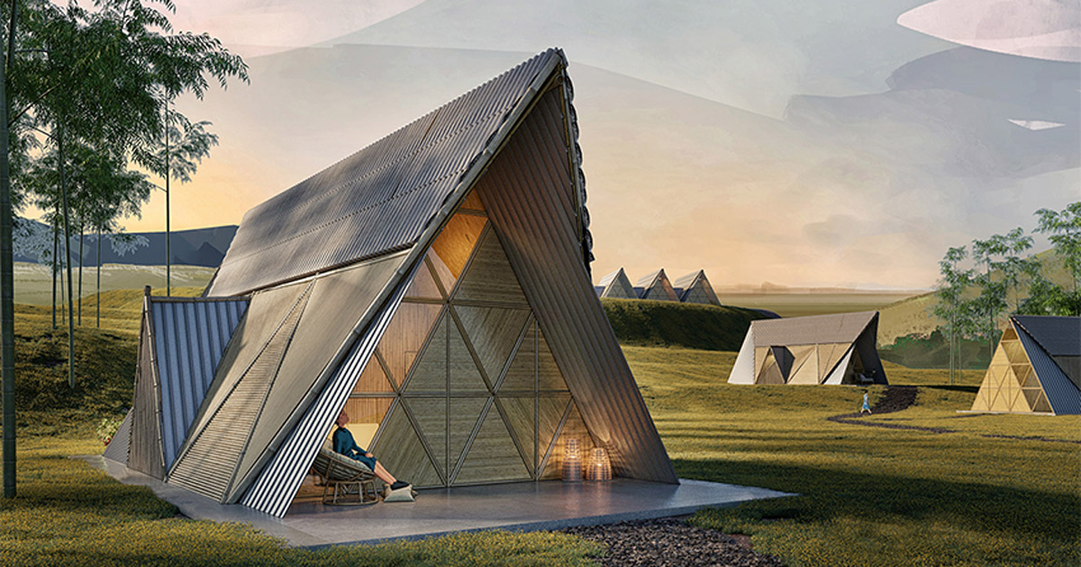 3modular creates bamboo homes for earthquake stricken regions of nepal