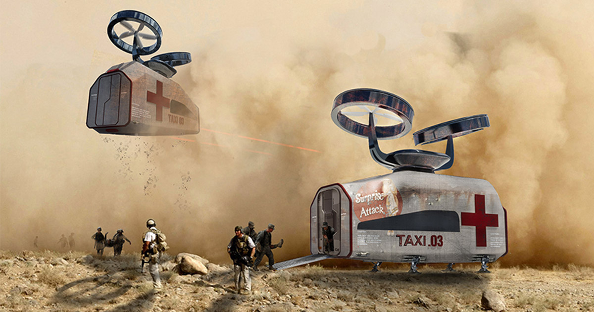 sydney based studio HDR develops a flying hospital concept for disaster ...