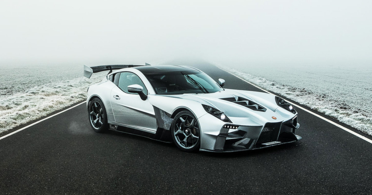 the shark-inspired 'akula' supercar cuts through the air like a predator