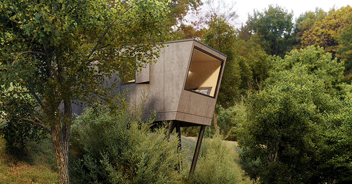 modular and transportable hotel suites by in-tenta can be 'dropped ...