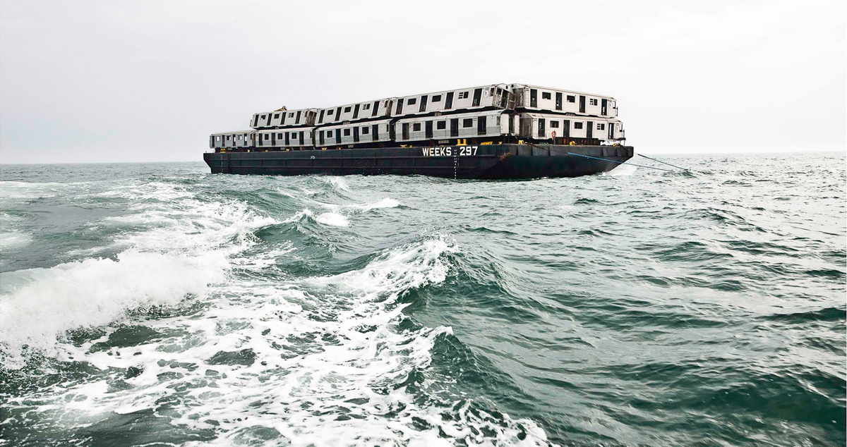 2,500 decommissioned train cars became artificial reefs in atlantic ocean