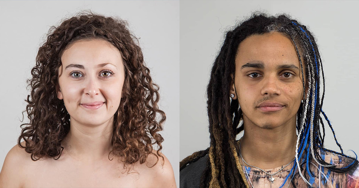 digitally stitched 'genetic portraits' show striking family resemblance ...