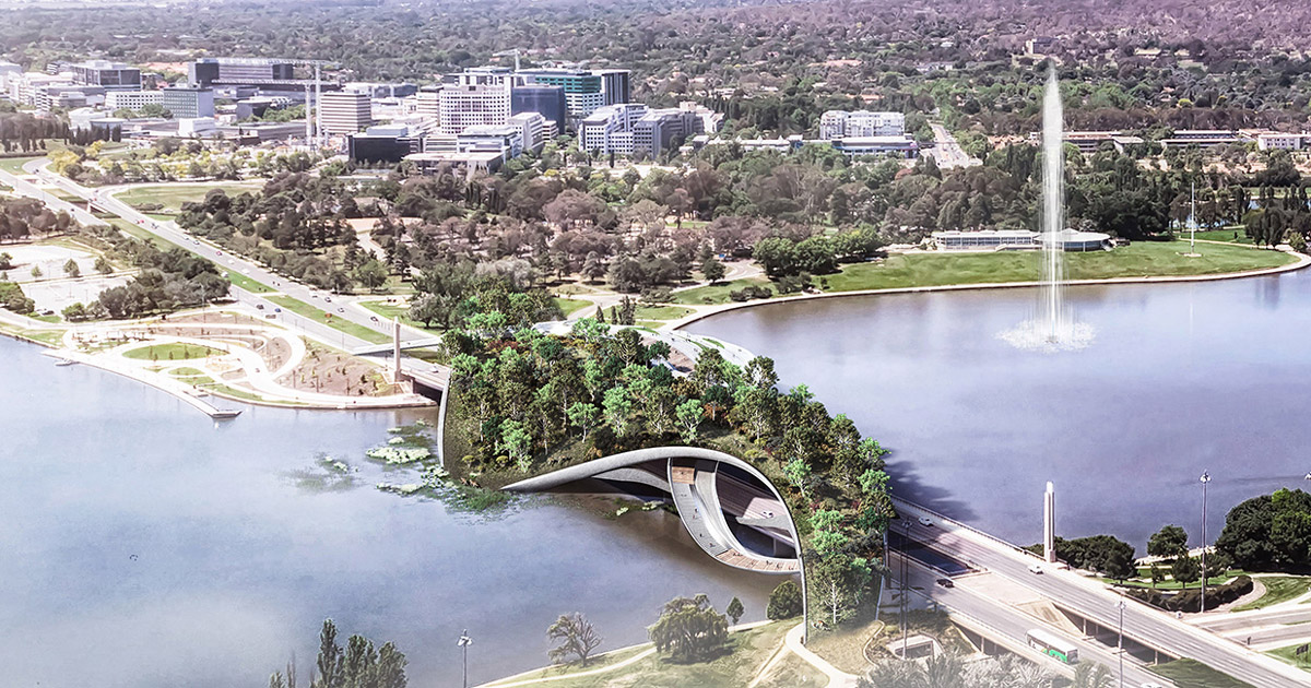 cx landscape introduces ribbons of green life in canberra's new ...