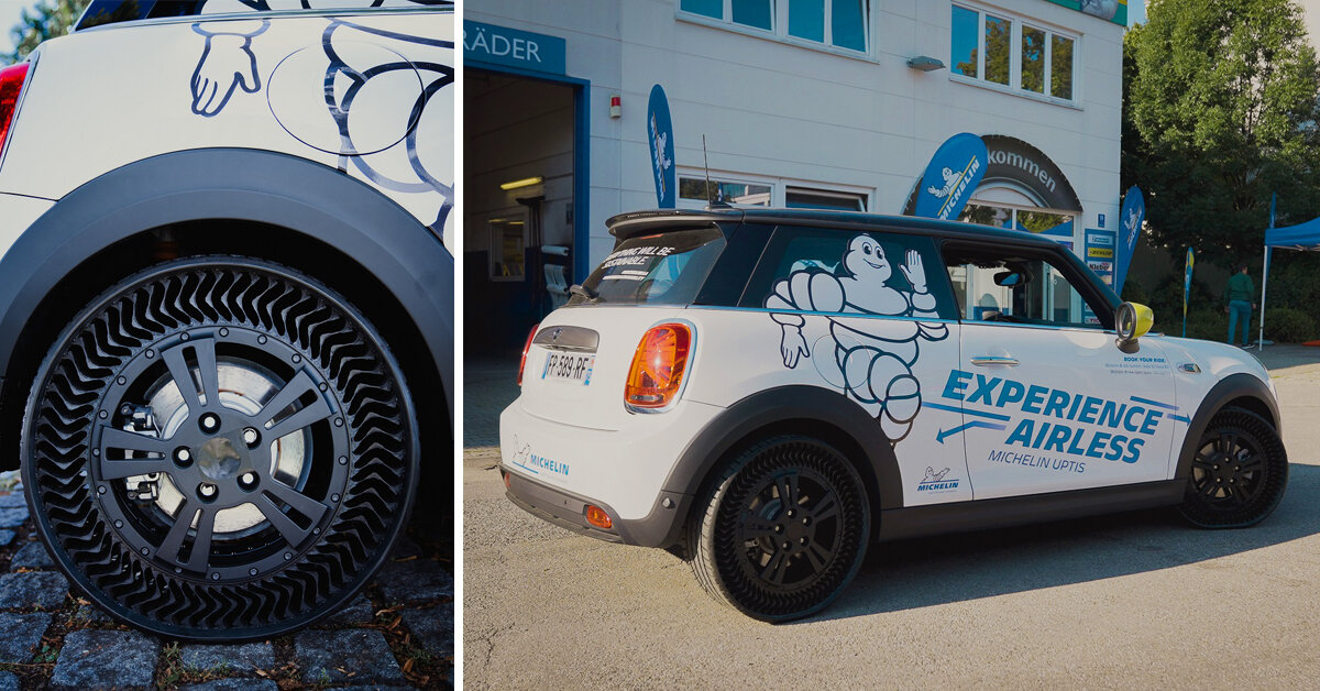 New revolutionary airless Michelin on Mini, to come in 2024 as an ...
