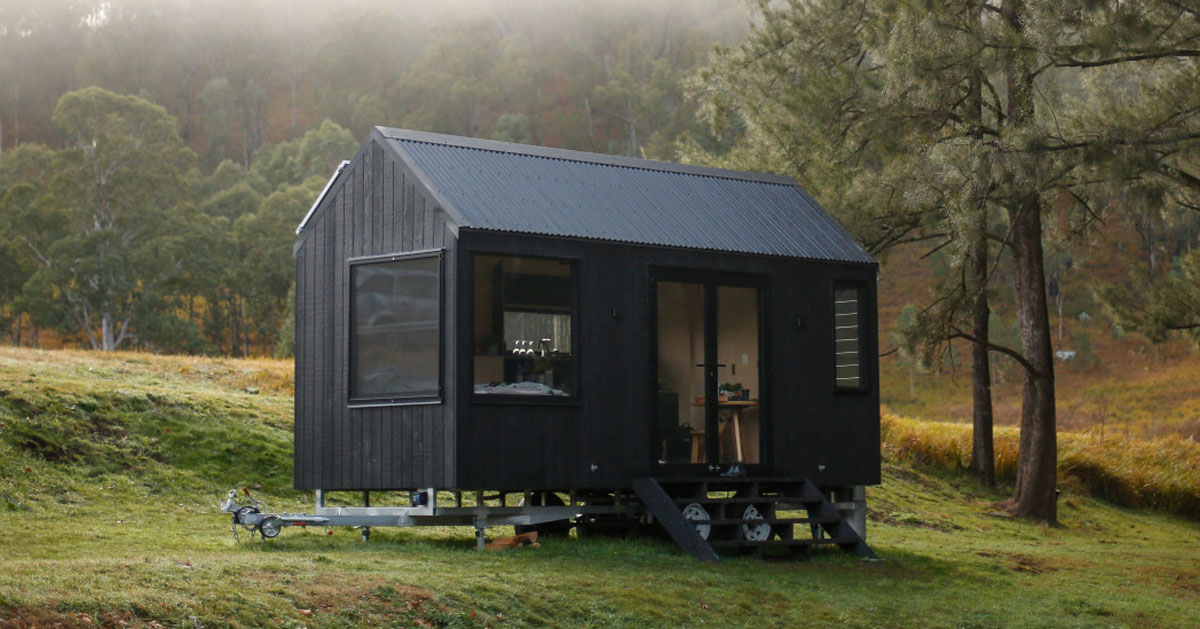 Off The Grid Cottage Designs These Sustainable DIY Flatpack Cabin Kits