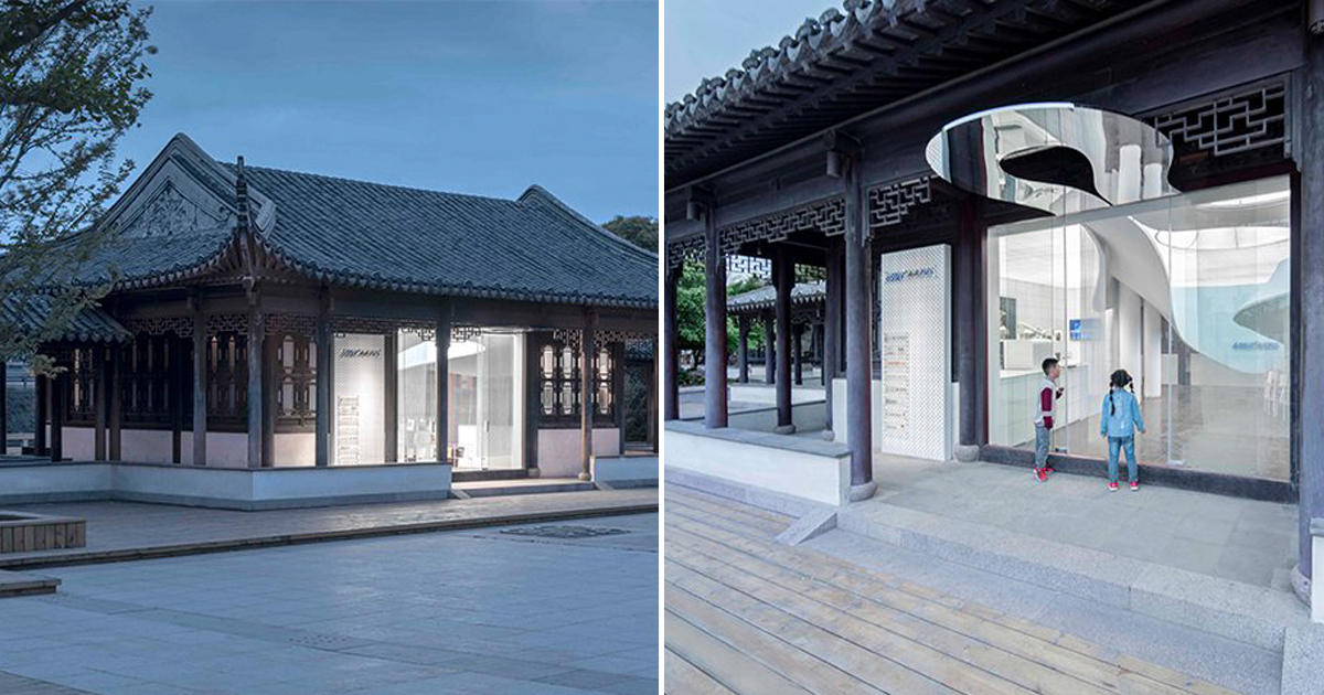 mur mur lab designs the bookstore of the future in chinese water town