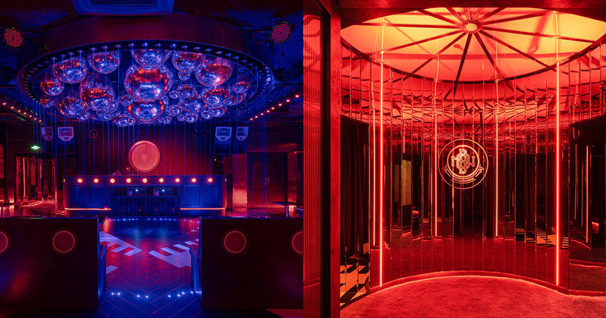 ALL design studio creates retro italian nightclub in shanghai