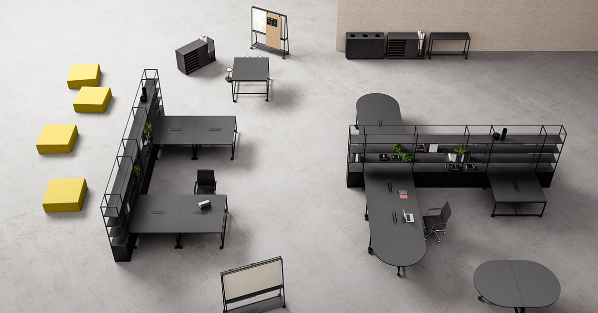 fantoni atelier collection flexibly yet unobtrusively fits your office