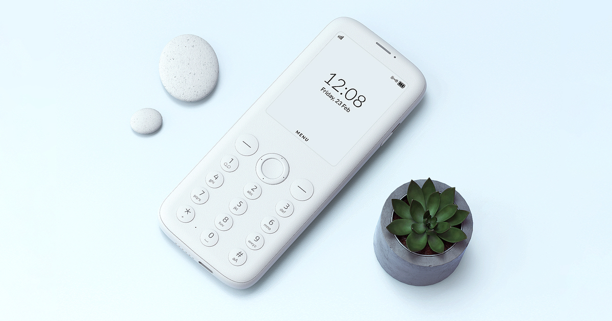 is a simple white phone the answer to physical and mental wellbeing?