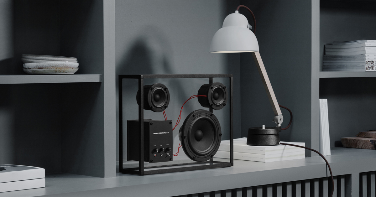 transparent sound creates see-through speakers with aluminum uniframe ...