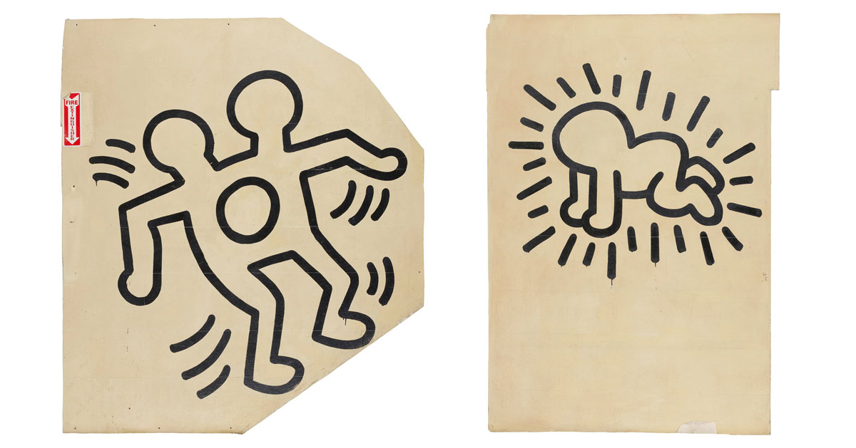 85-foot keith haring mural cut out of new york wall and sent to auction