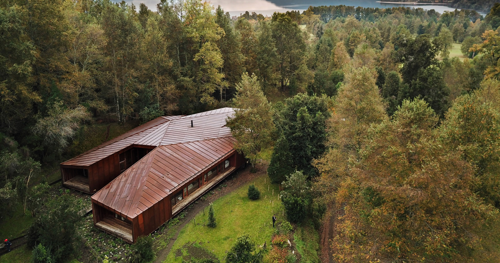 in a rainy region of chile, LLU house references water's molecular ...