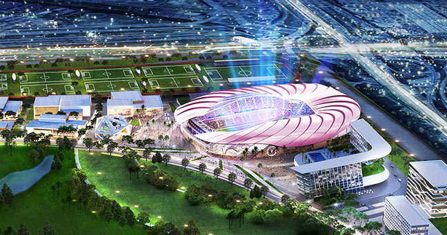 david beckham's inter miami soccer team reveals stadium plans