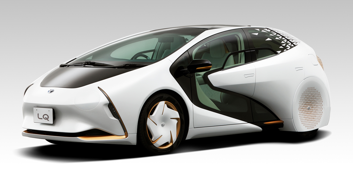 the toyota LQ features an air-purifying layer that reduces ozone emissions