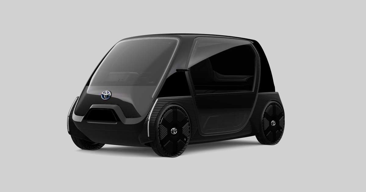 toyota's ultra-compact concept city car doubles up as a mobile office