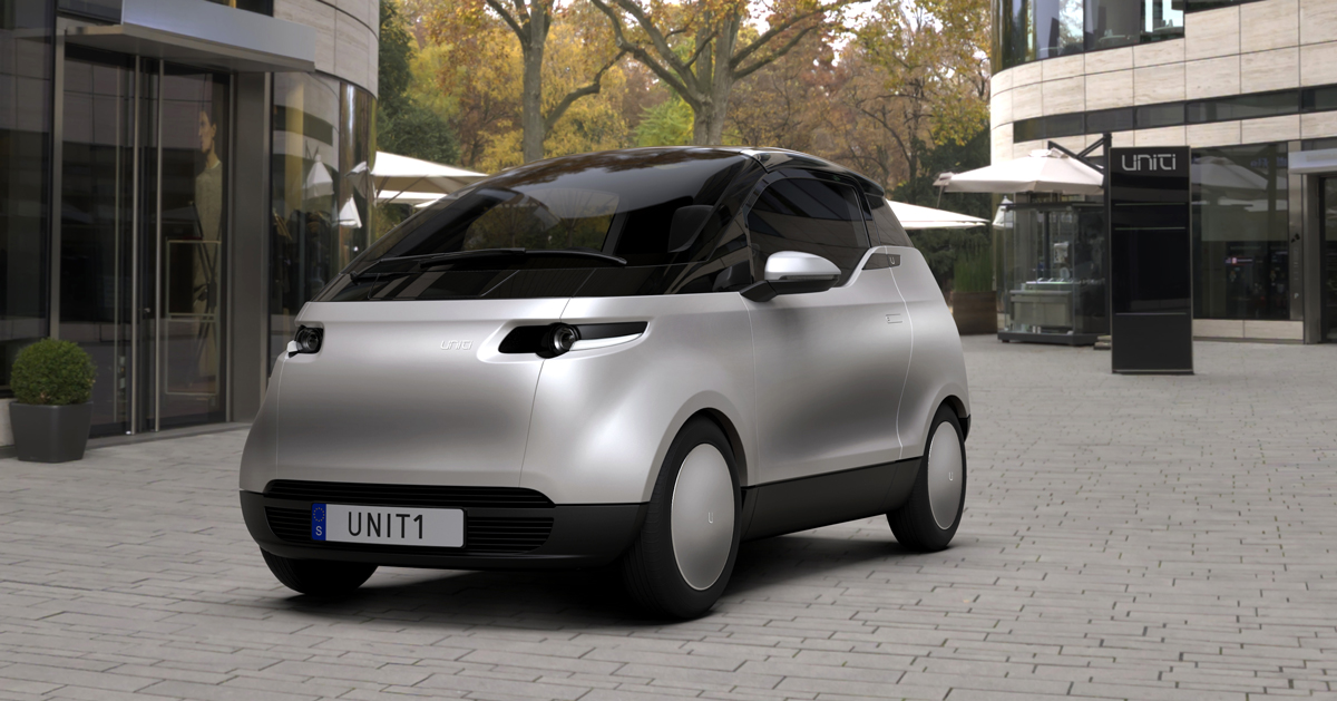 uniti's 'one' is a three-seater city car that will cost just $19,000