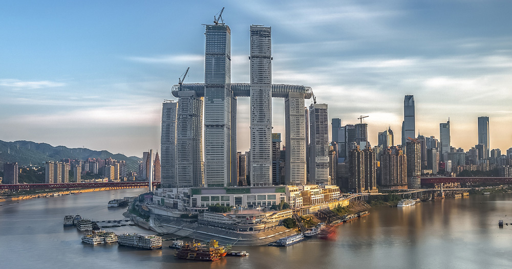 safdie architects' 'raffles city chongqing' begins phased opening in china