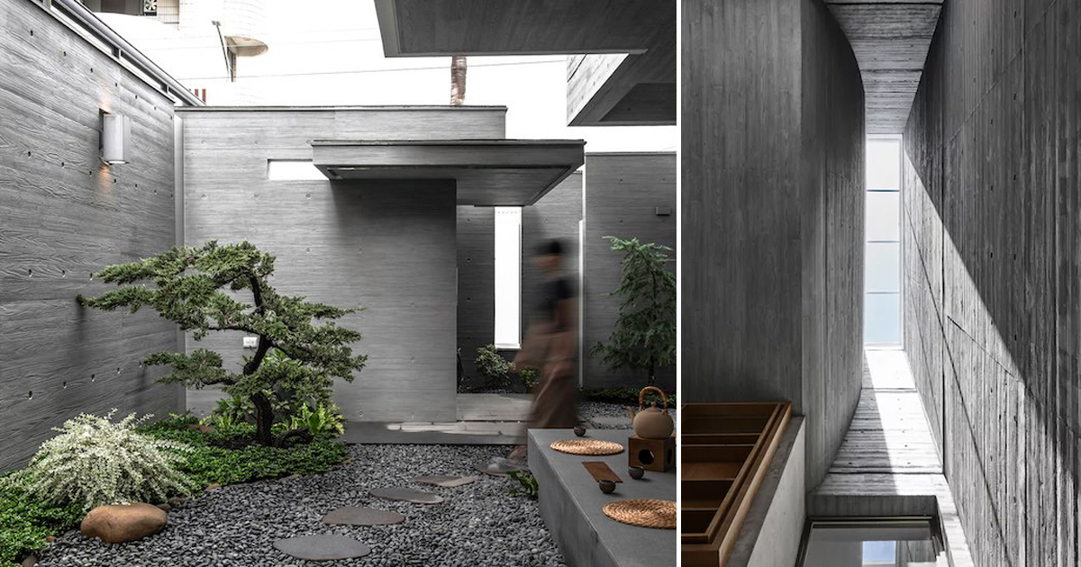 sheng han lin architects builds le petit prince house in taiwan