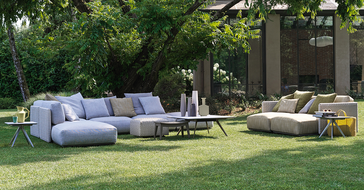 FLEXFORM's contemporary furniture crafted for outdoor collection 2019
