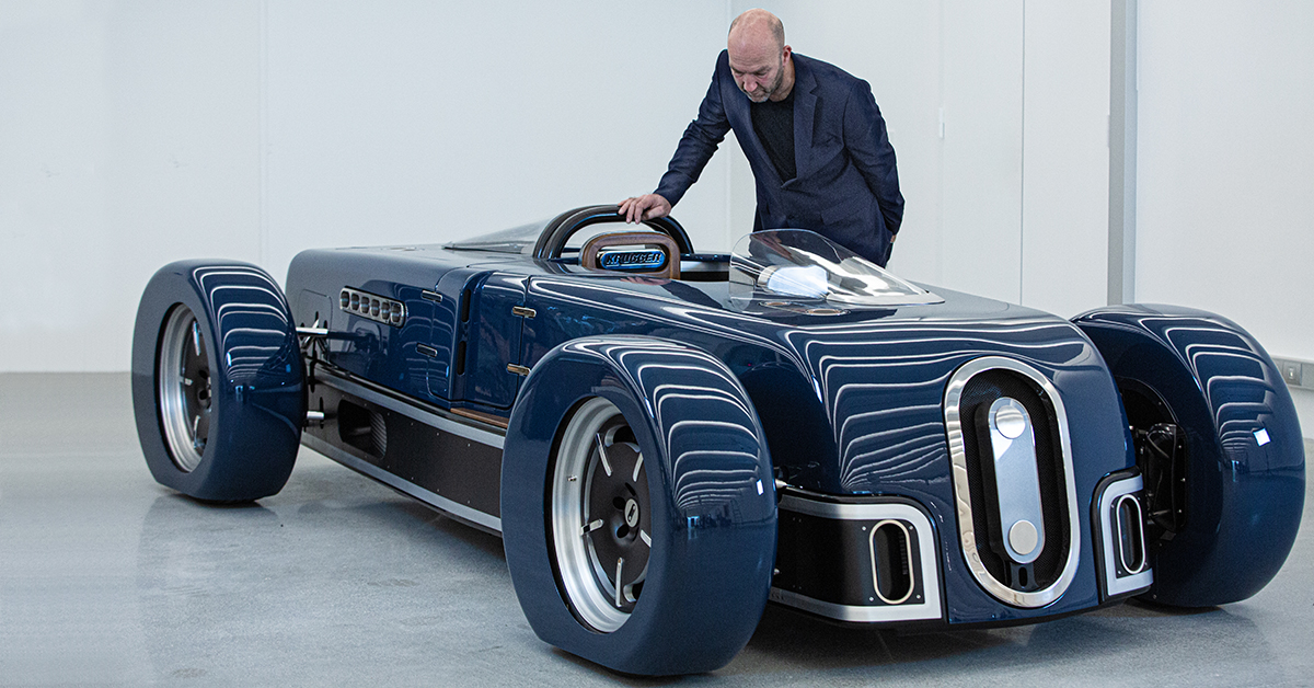 art deco and streamline design combines for fred krugger FD custom car