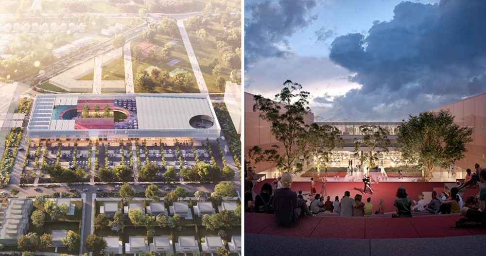 OMA plans wollert neighbourhood centre for melbourne suburbs