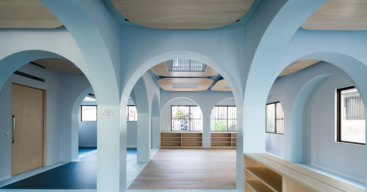 atelier satoshi takijiri creates arched interior for 'joyo parc ...