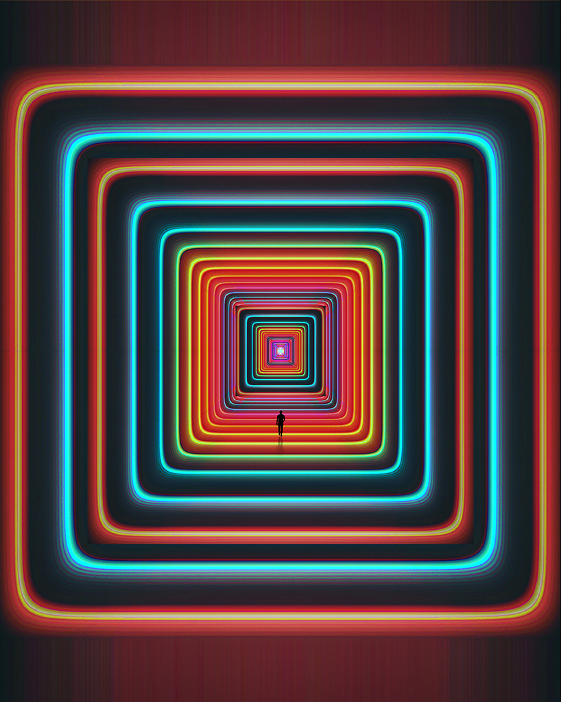 michael strevens manipulates architectural shots into abstract patterns