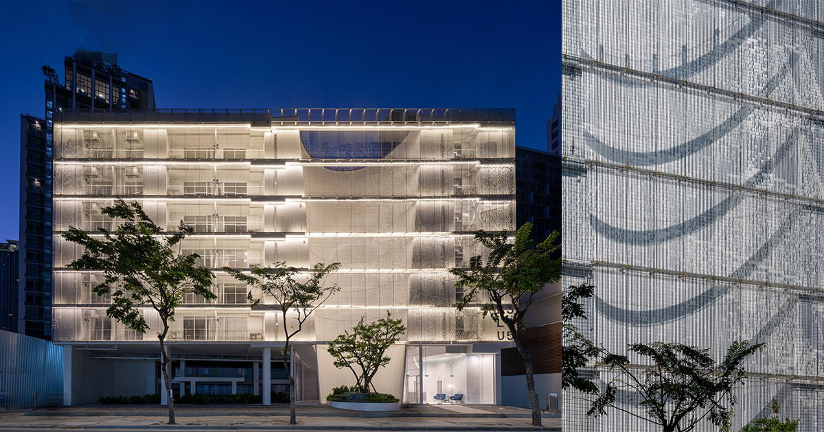 PHTAA uses industrial steel grating as innovative facade for building ...