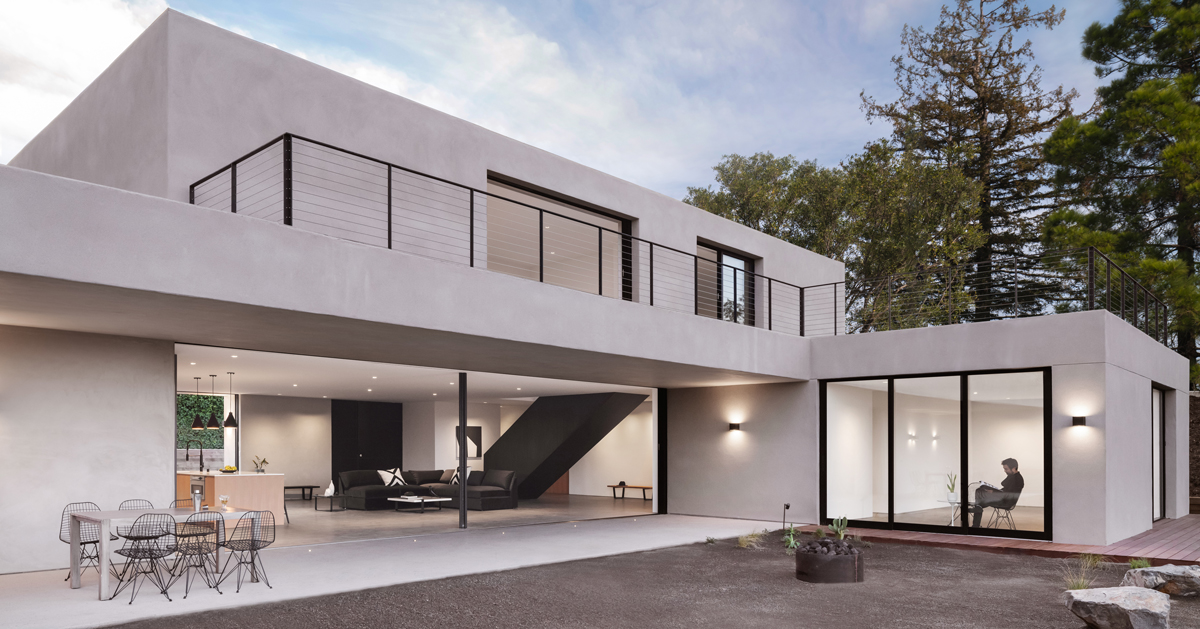 stradella residence by EYRC overlooks stone canyon reservoir in bel air ...