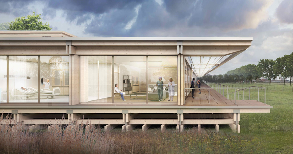 studio prototype designs the 'vital house' to combat COVID-19