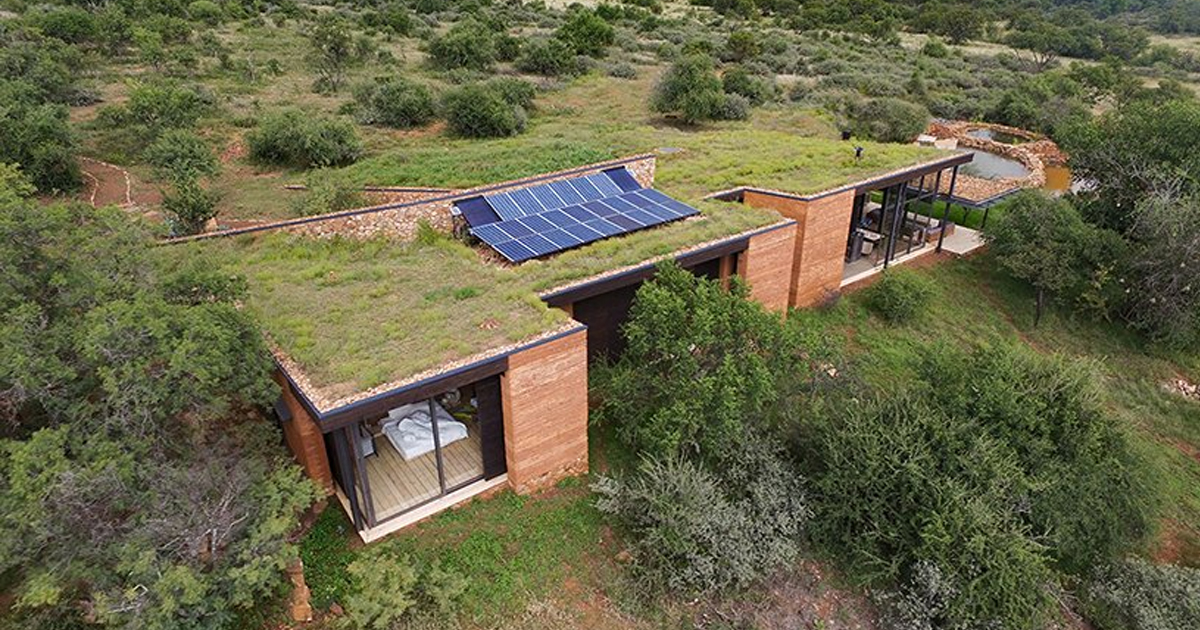 witklipfontein eco lodge by GLH architects emerges from the earth in ...